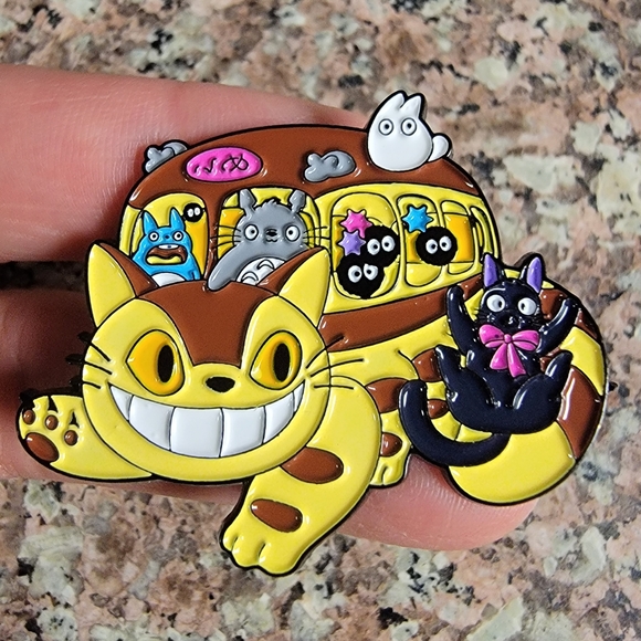 Jewelry | 2 For 13 Studio Ghibli My Neighbor Totoro Catbus Soot Sprites ...